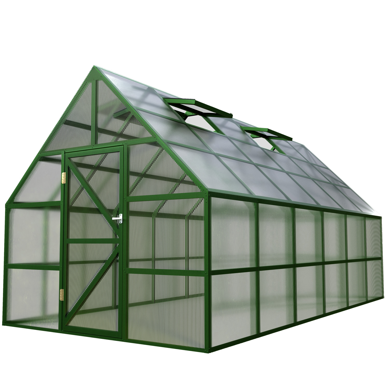 Теплица английская Ласар Челси 3x6x3 м Classic зелёный (RAL) 6005 ️ ...
