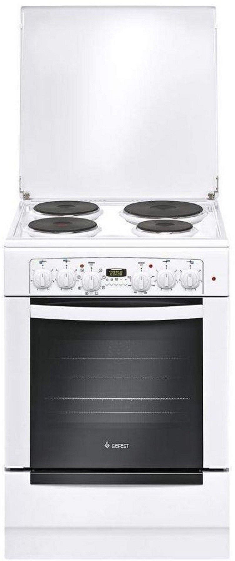 Электрическая плита с духовкой Gefest ЭП Н Д 6140-03 60x85x60 см цвет белый ️ купить по цене 38 ...