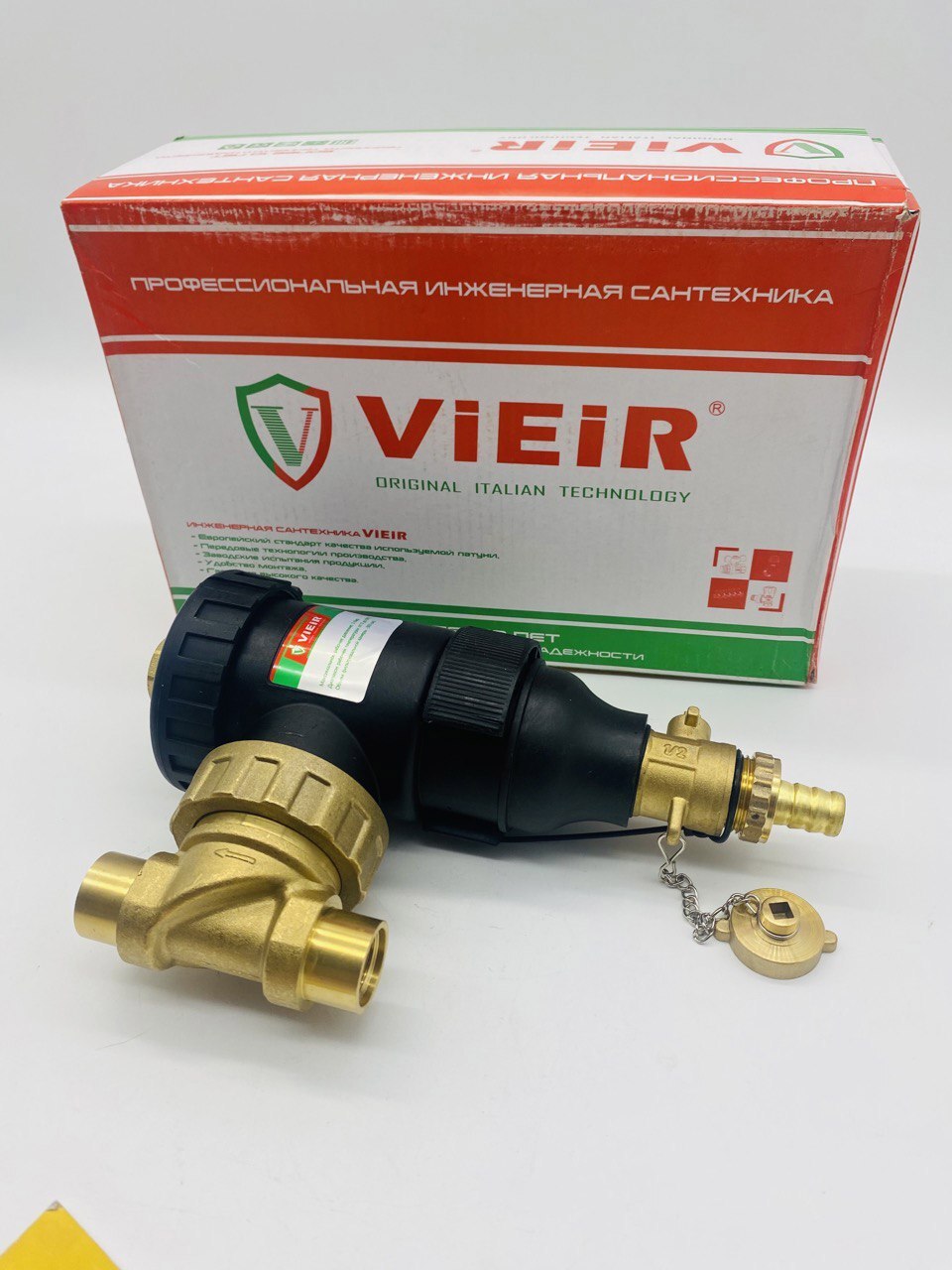 Фильтр-дешламатор самопромывной Vieir 3/4'' для систем горячего водоснабжения ️ купить по цене 4 ...