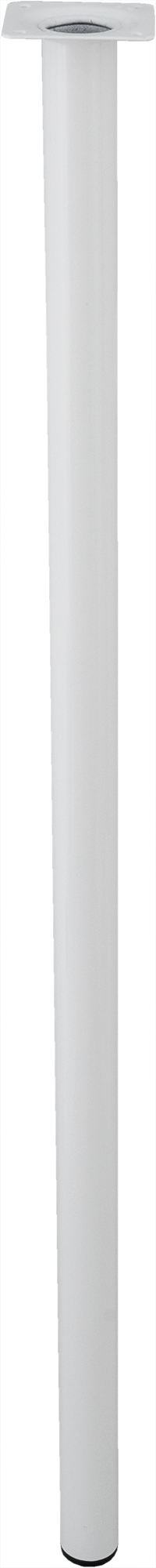 Ножка для мебели круглая ⌀30 мм высота 800 мм белая ️ купить по цене ...