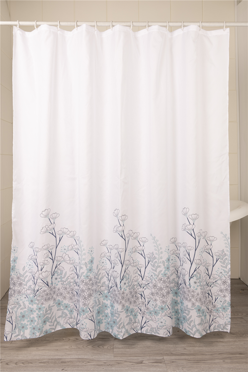 Штора для ванной Proffi Home Twig 180x180 см полиэстер цвет белый ️ купить по цене 608 ₽ в ...