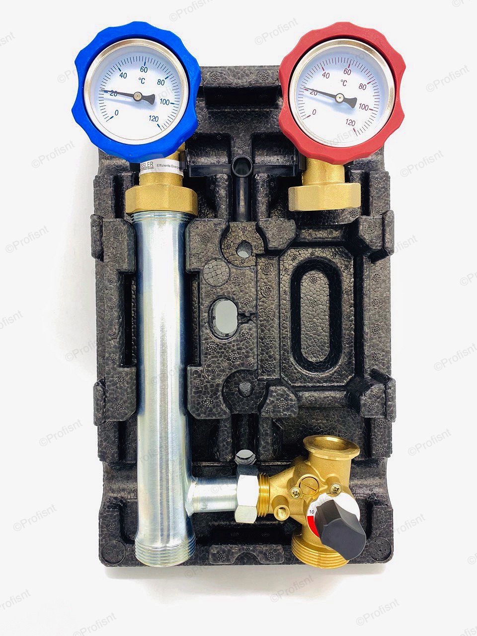 Насосная группа быстрого монтажа Zeissler NG-MK-0101 с трехходовым смесительным клапаном без ...