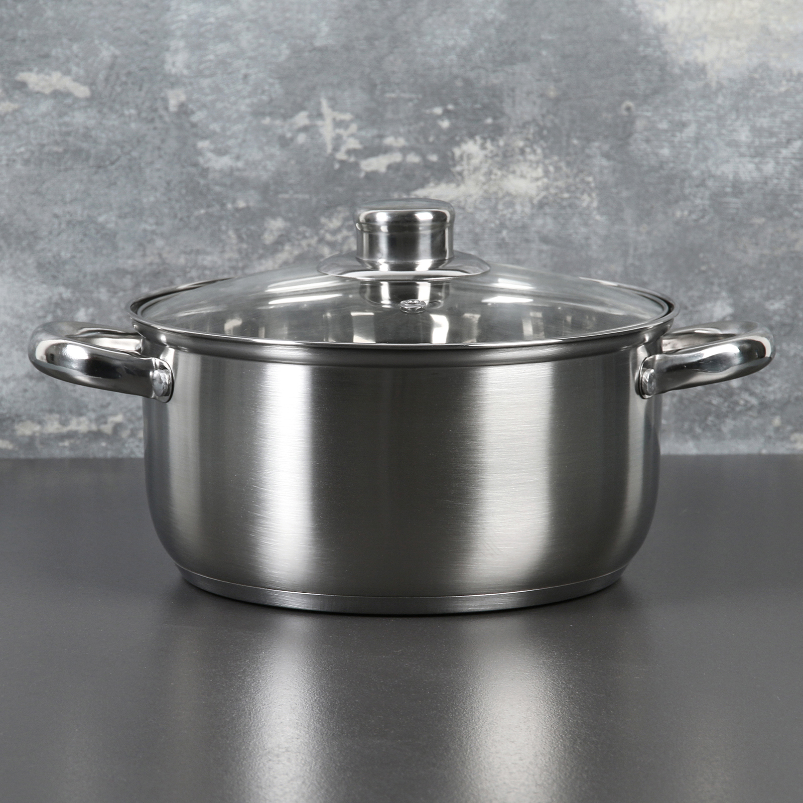 Кастрюля Доляна 4097385 3.2 л цвет хромированный ️ купить по цене 1 669 ...