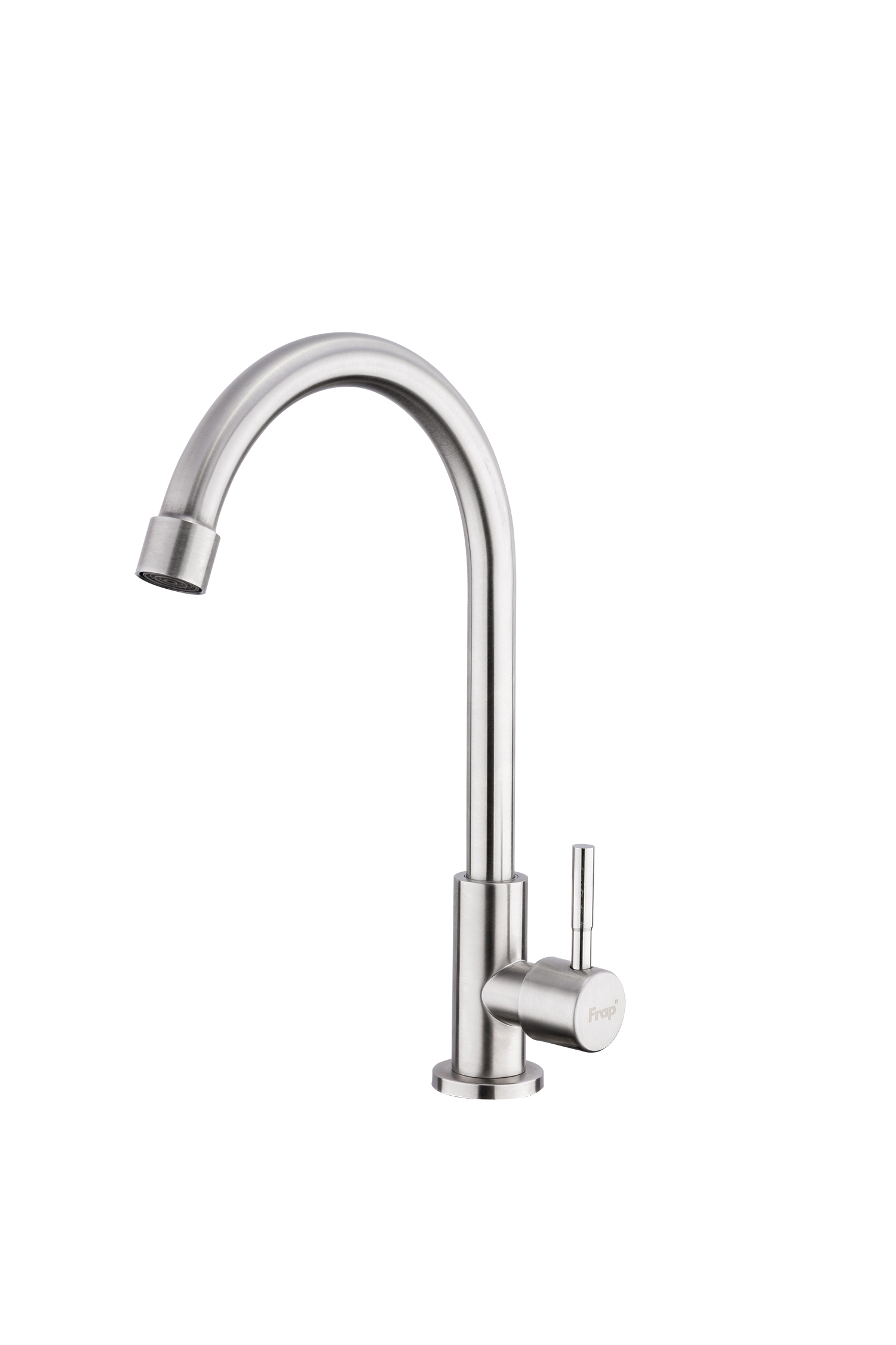 Однорычажный смеситель Frap F41899-6 18.3 см цвет сатин ️ купить по цене 1280 ₽/шт. в Санкт ...