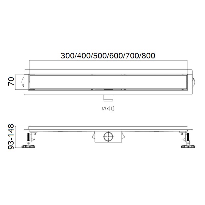 Трап для душа Haiba HB94700 комбинированный затвор 7x70 см пластик ️ купить по цене 6 789 ₽ в ...