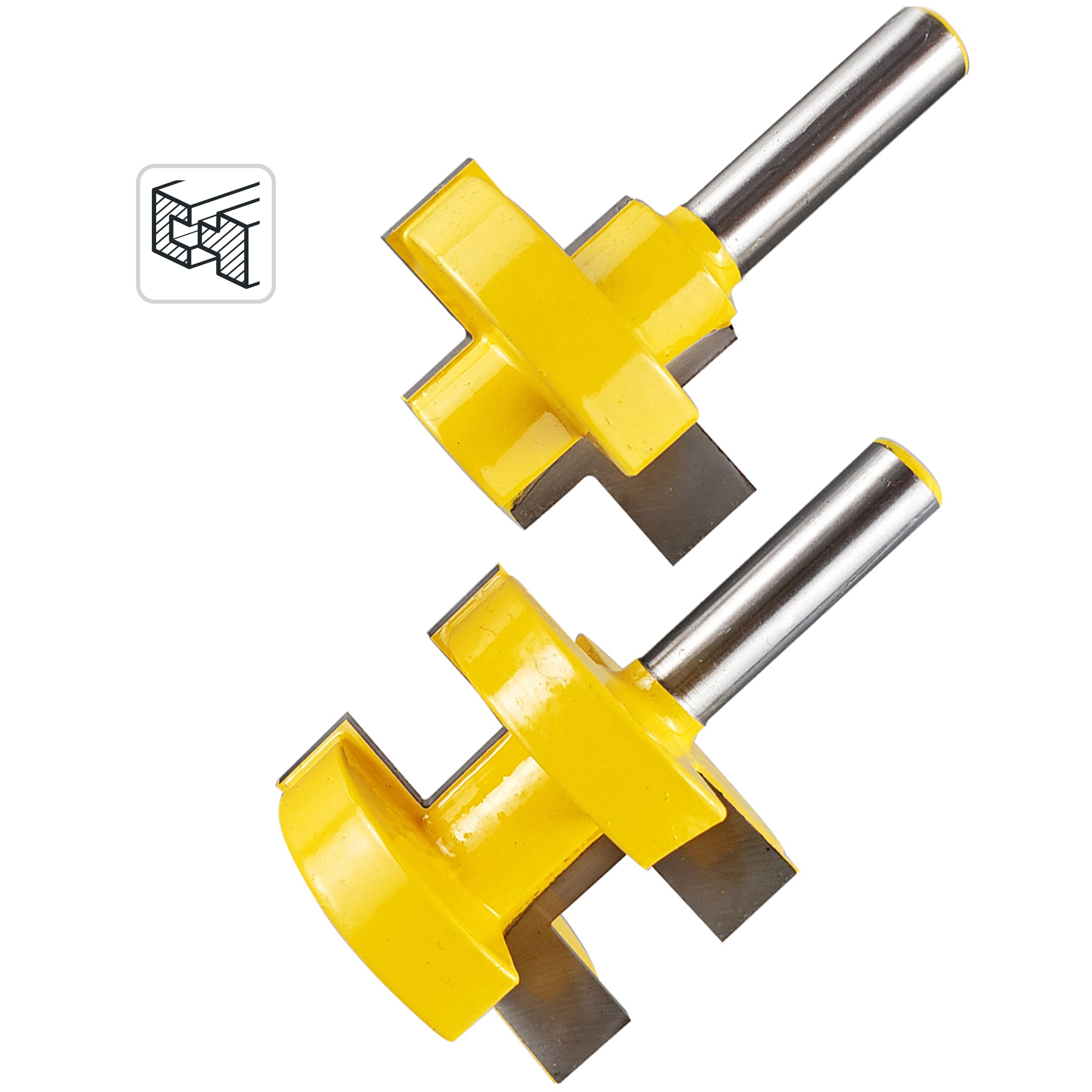 Набор фрез паз-шип по дереву 553374 хвостовик 8 мм, 2 шт. ️ купить по ...