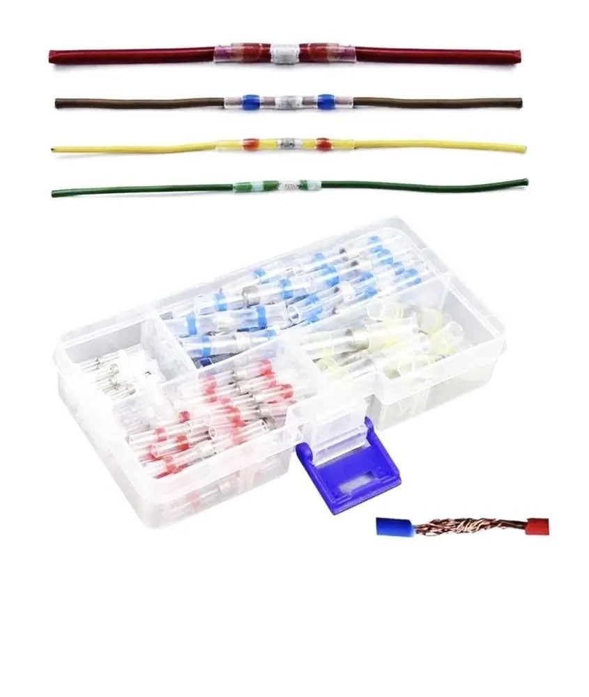 Набор термоусадочных соединителей Vitatools для проводов с припоем 50 шт. ️ купить по цене 539 ...