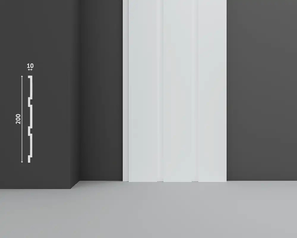 Стеновая панель 3D Decostar DuroStyle SK-P-108-М3 3000x200x6мм 0.40м² белый 1шт ️ купить по цене ...