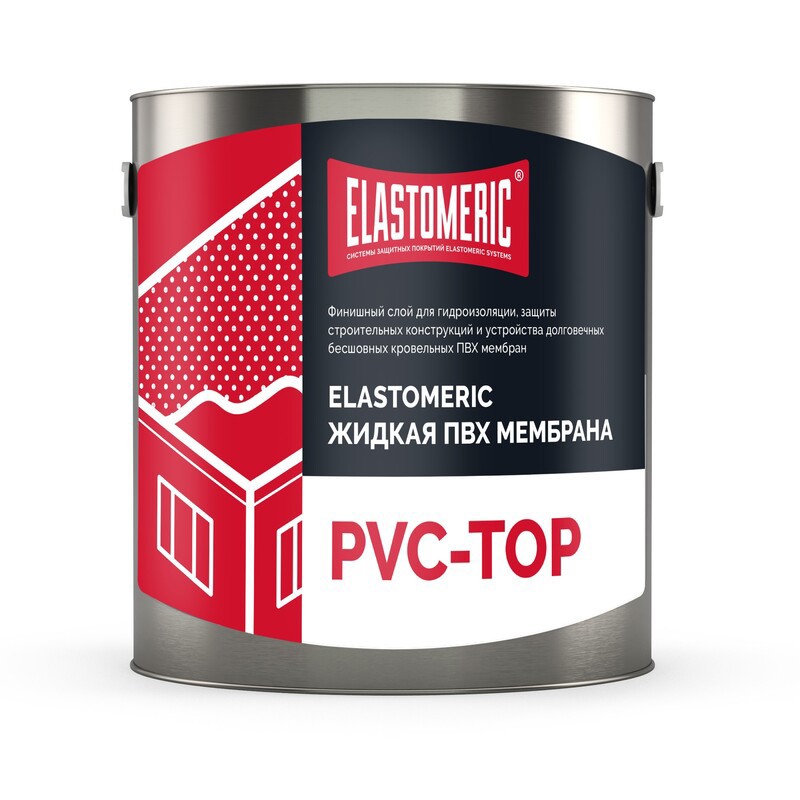 Мастика Elastomeric systems PVC Top 3кг белый ️ купить по цене 3 436 ₽ в Москве с доставкой в ...
