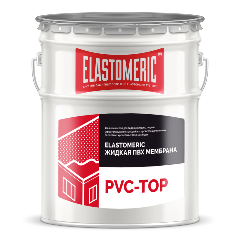 Мастика Elastomeric systems PVC Top 20кг белый ️ купить по цене 18 812 ₽ в Липецке с доставкой в ...