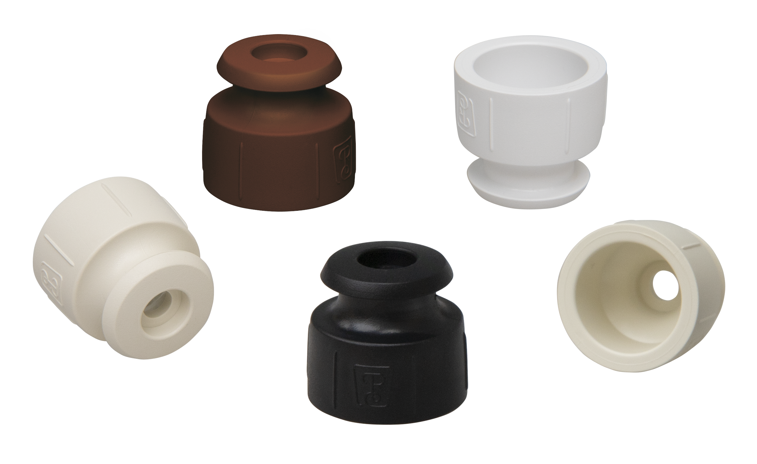 Изолятор для провода Retro Electro пластик цвет белый 10 шт. ️ купить ...