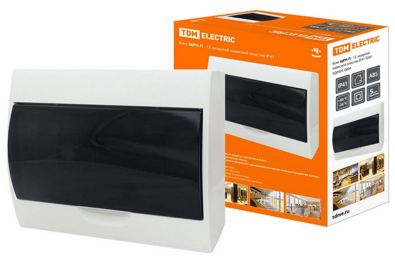 Щит распределительный навесной Tdm Electric ЩРН-П 1x12 модулей IP41 пластик SQ0901-0004 ️ купить ...