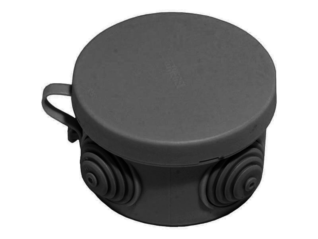 Распределительная коробка Hegel 65x40x40 мм IP55 цвет черный 8 шт. ️ ...