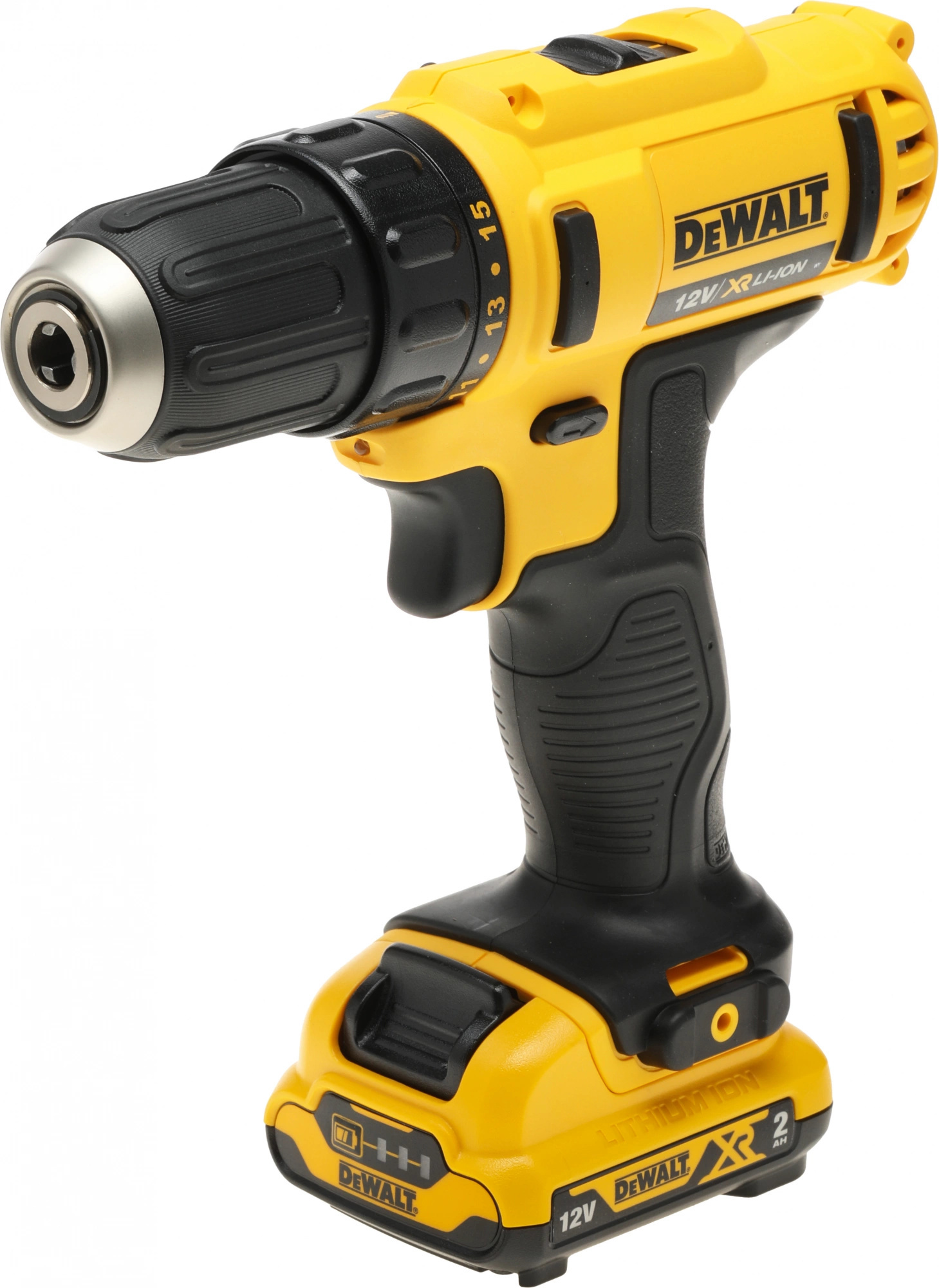 Дрель-шуруповерт аккумуляторная Dewalt DCD710D2-QW 1996841, 10.8 В Li-Ion 2x2 Ач ️ купить по ...