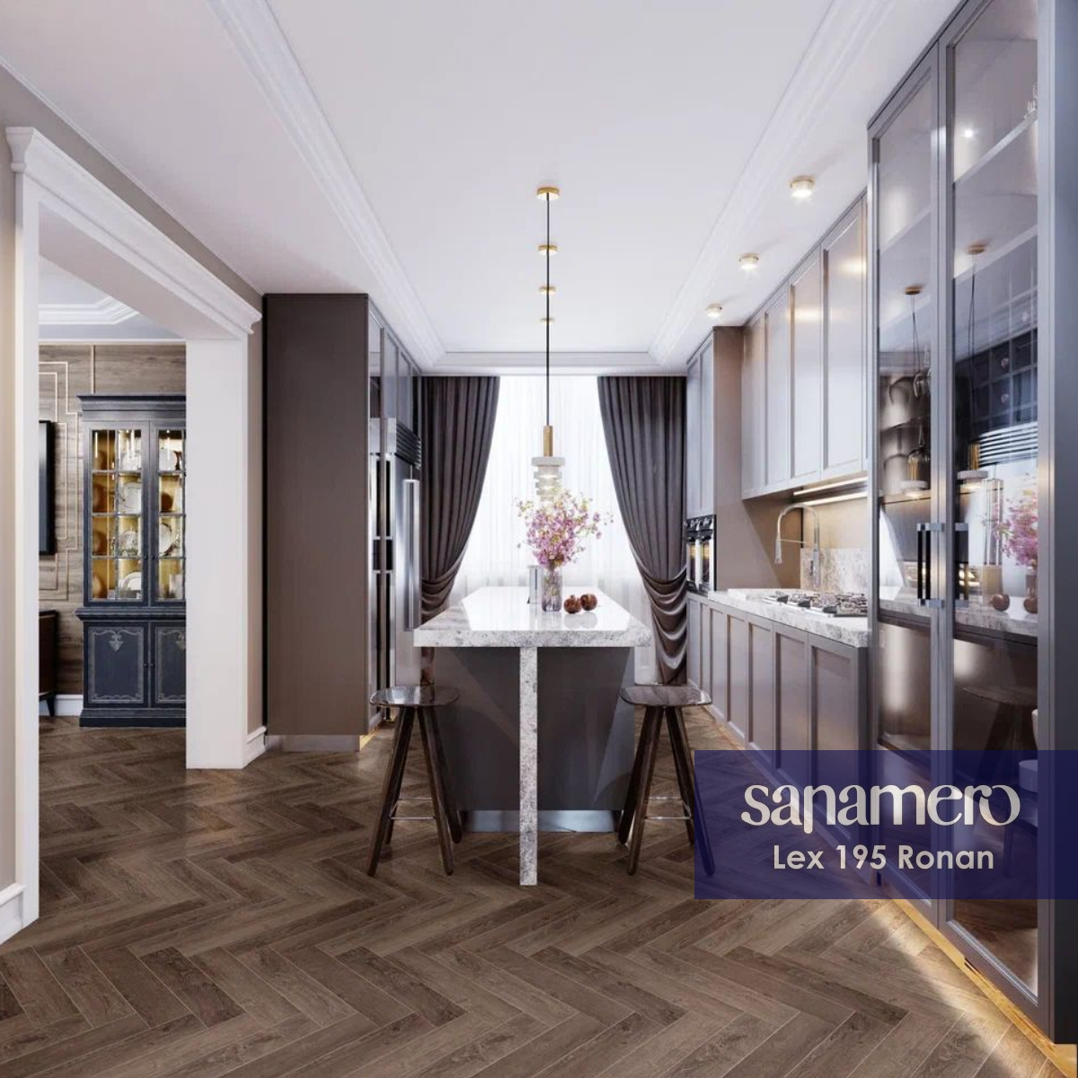 SPC плитка Sanamero Lex Ronan 33 класс толщина 4.50 мм 1.31 м², цена за упаковку ️ купить по ...