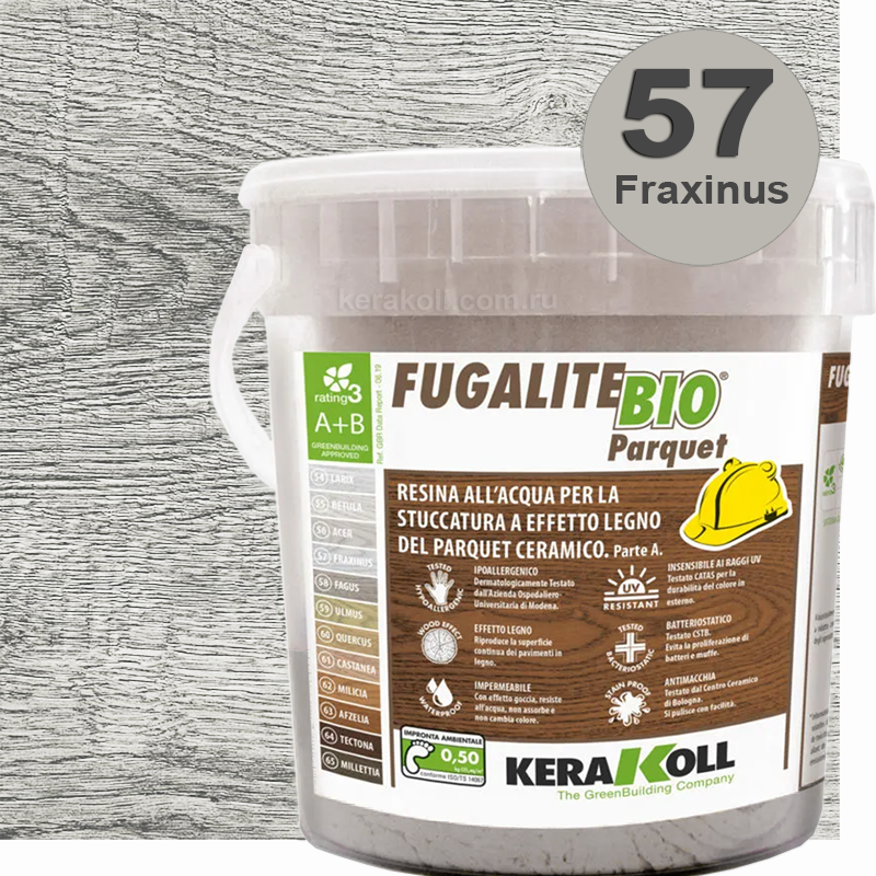 Затирка эпоксидная Kerakoll Fugalite BIO Parquet Цвет 57 Fraxinus 3 кг ...