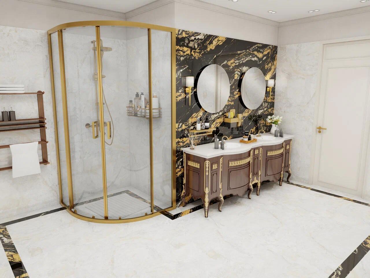 Керамогранит Velsaa Golden panda RP-150519 60x120см 1.44 м² цвет черный ...