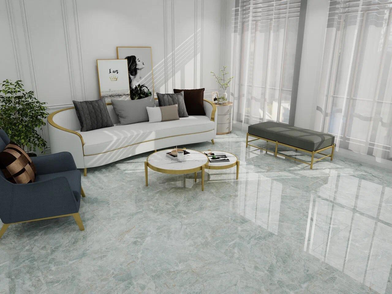 Керамогранит Velsaa Quartz RP-116174 60x120см 1.44 м² цвет зеленый ️ ...