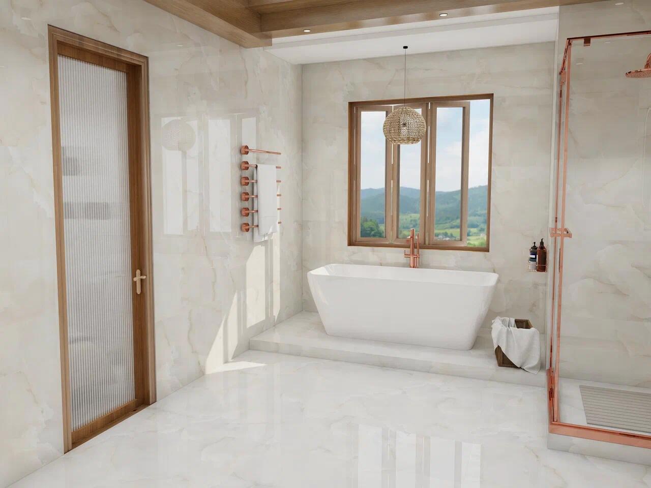 Керамогранит Velsaa Bruni Onix Bianco Glossy RP-185558 60x60см 1.44 м2 цвет белый ️ купить по ...