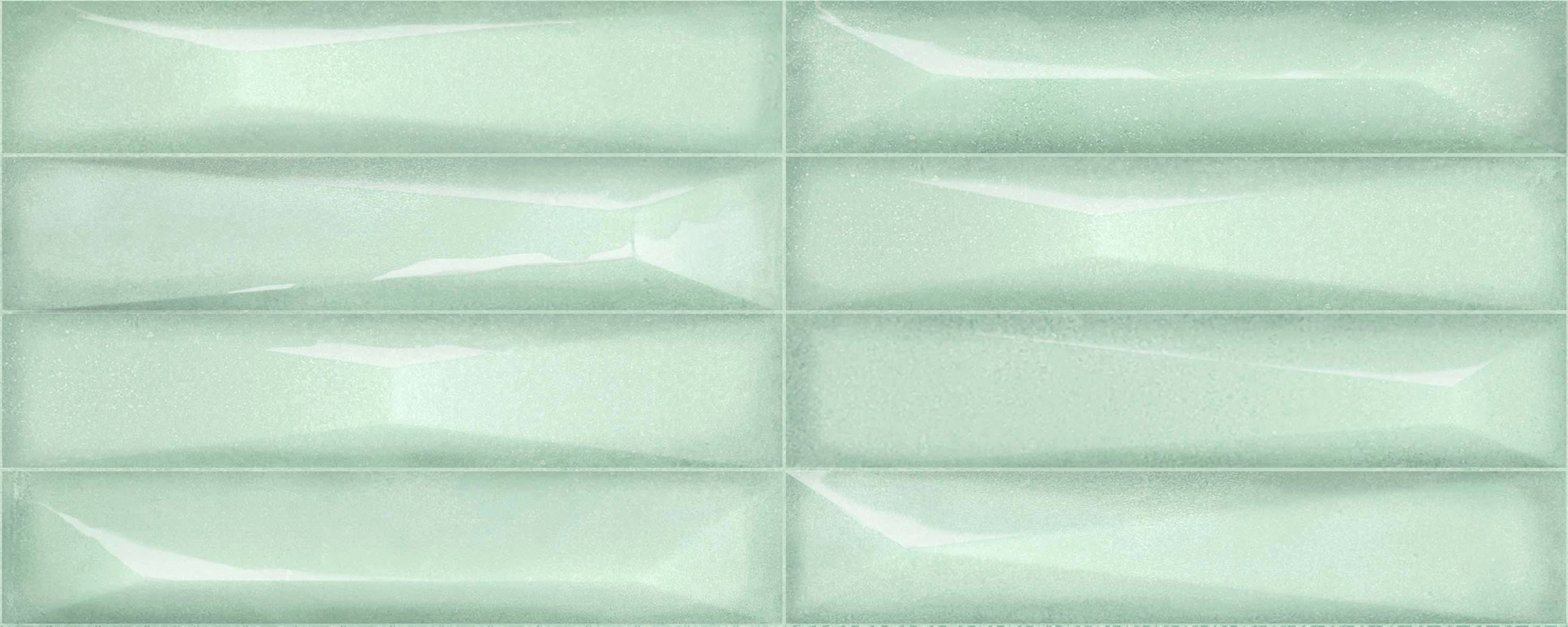 Настенная плитка Ibero ceramics Intuition Arise Aquamarine 20x50см 1.1 м² цвет аквамарин ️ ...