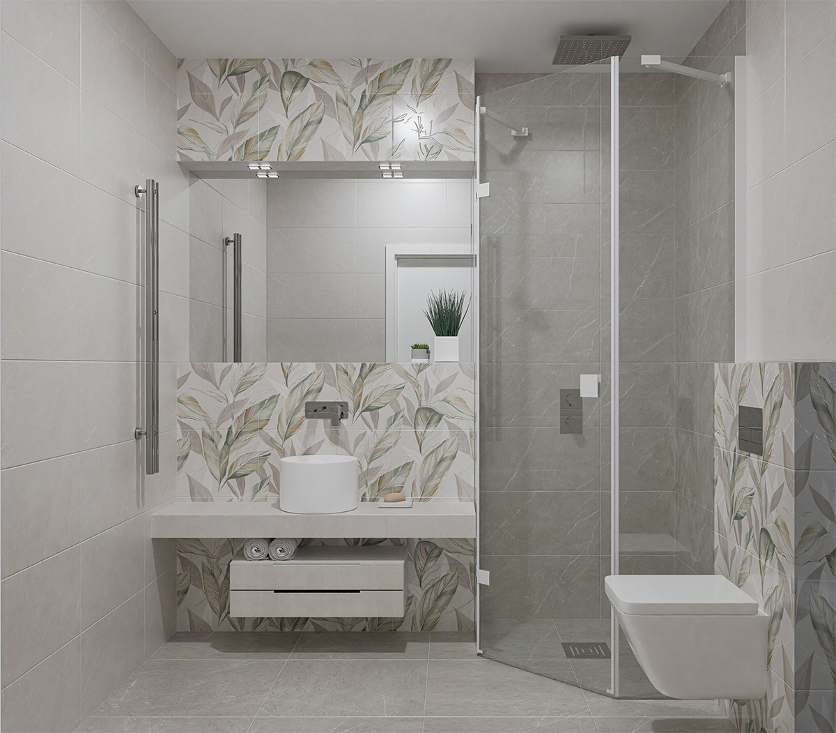 Настенная плитка Azori Ebri 00-00002213ekb 31.5x63см цвет серый ️ купить по цене 2 765,01 ₽ в ...