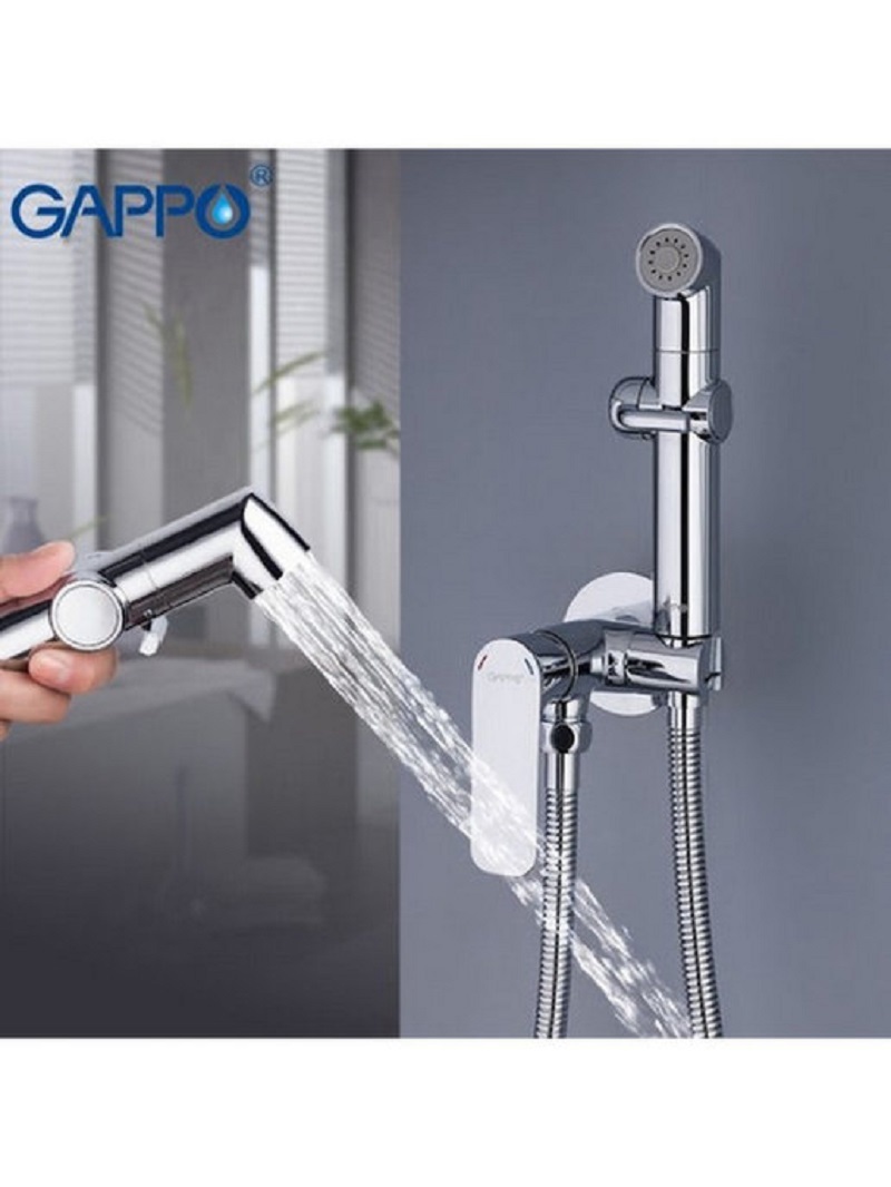 Набор для душа гигиенический Gappo G7248-1 однорычажный цвет хром ️ купить по цене 6044 ₽/шт. в ...