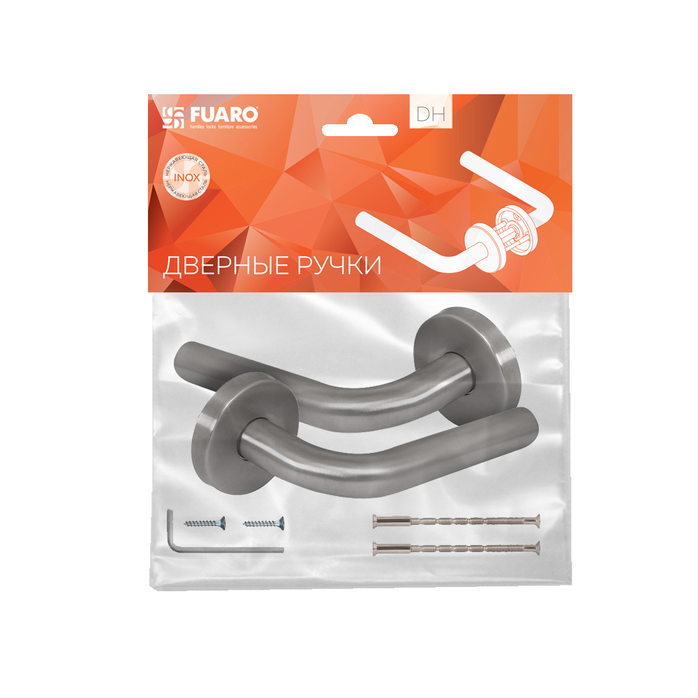 Ручка раздельная Fuaro R.DSS304-0201/19 Inox 304 2шт ️ купить по цене 868 ₽ в Москве с доставкой ...