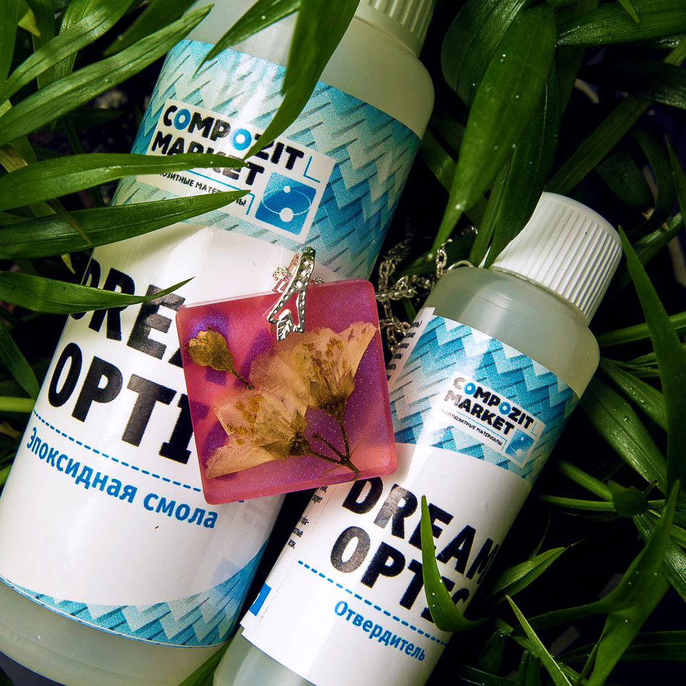 Прозрачная эпоксидная смола Dream Optic 750 г № 2 с формами и глиттерами ️ купить по цене 2 990 ...
