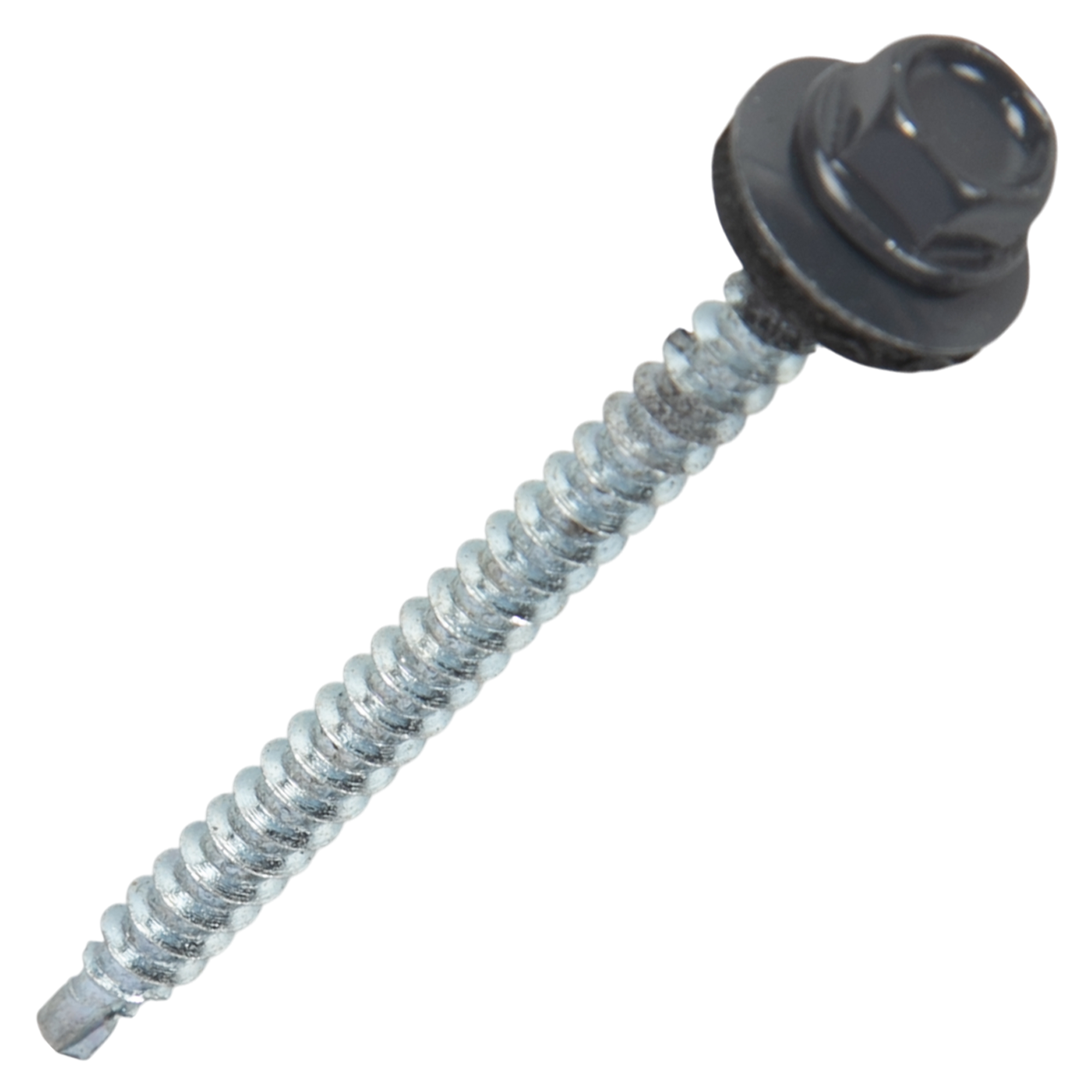 Саморезы кровельные по дереву с пресс-шайбой со сверлом RAL 7024 4.8x64 мм 50 шт. ️ купить по ...