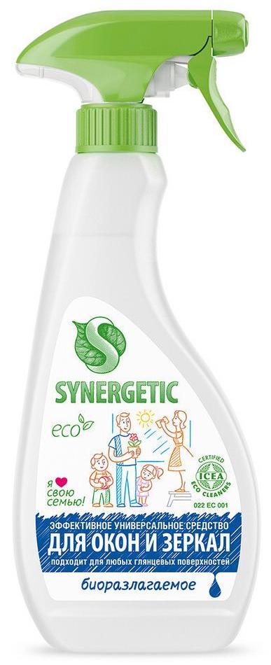 Средство чистящее для окон и зеркал Synergetic 500 мл ️ купить по цене 175 ₽ в Москве с ...