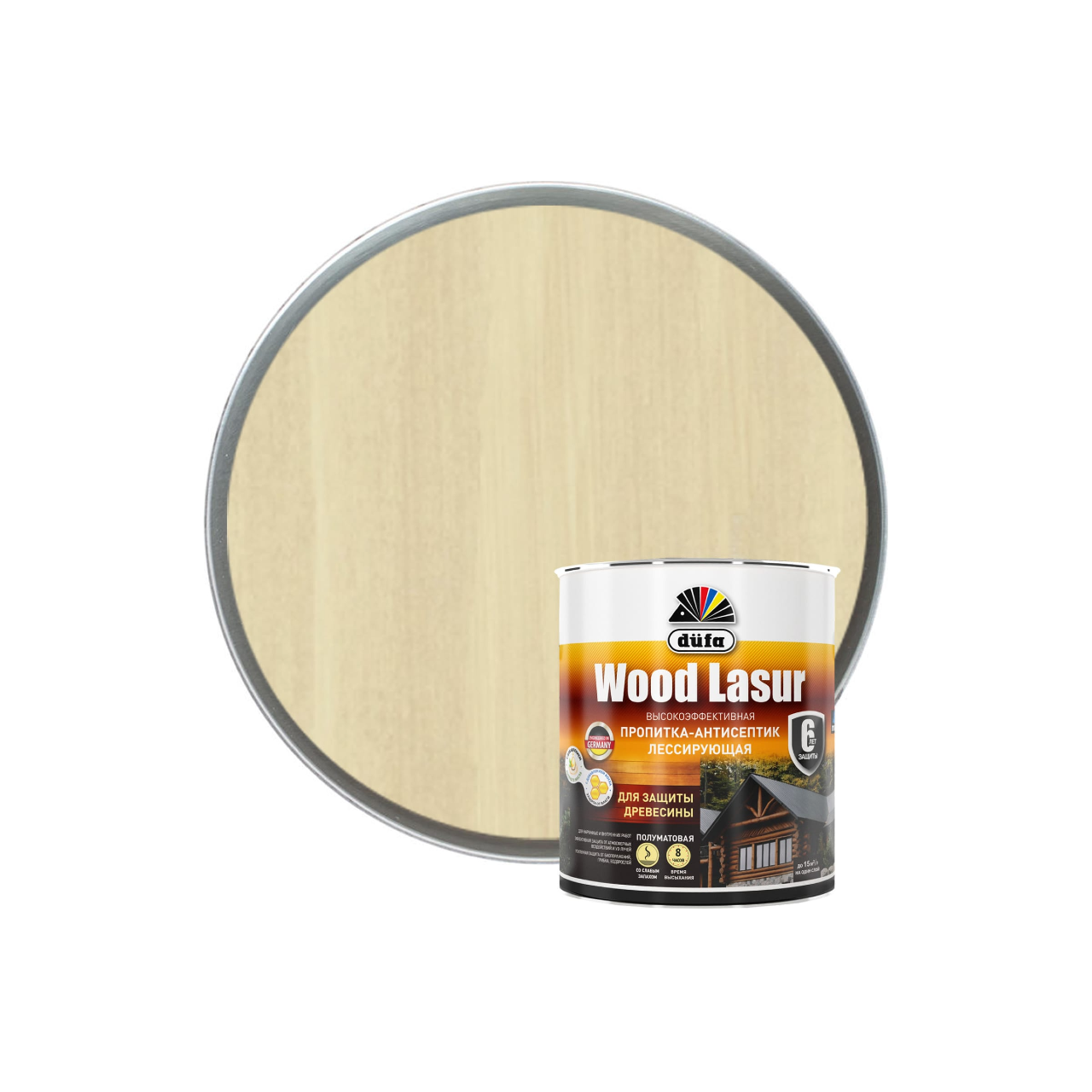 Пропитка для защиты древесины Dufa Wood Lasur бесцветный 0.9 л ️ купить по цене 0 ₽ в Москве с ...