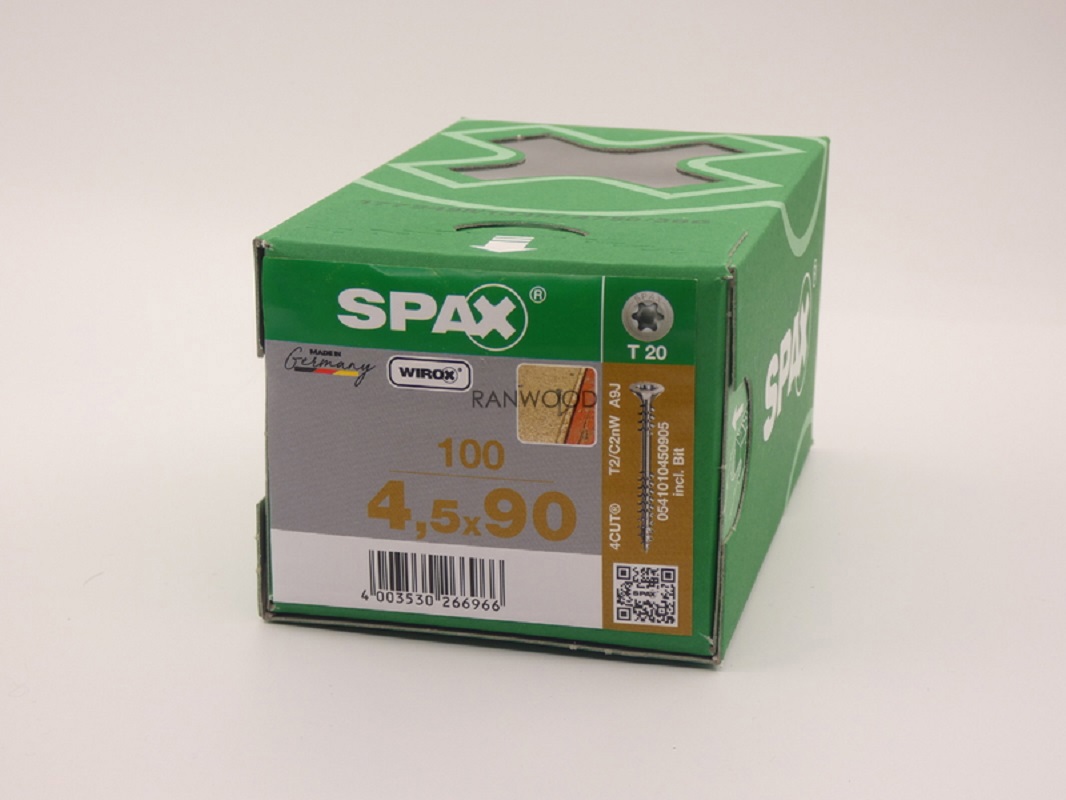 Саморезы для OSB МДФ ДСП фанеры Spax 4.5x90 (100 шт) ️ купить по цене 2 ...