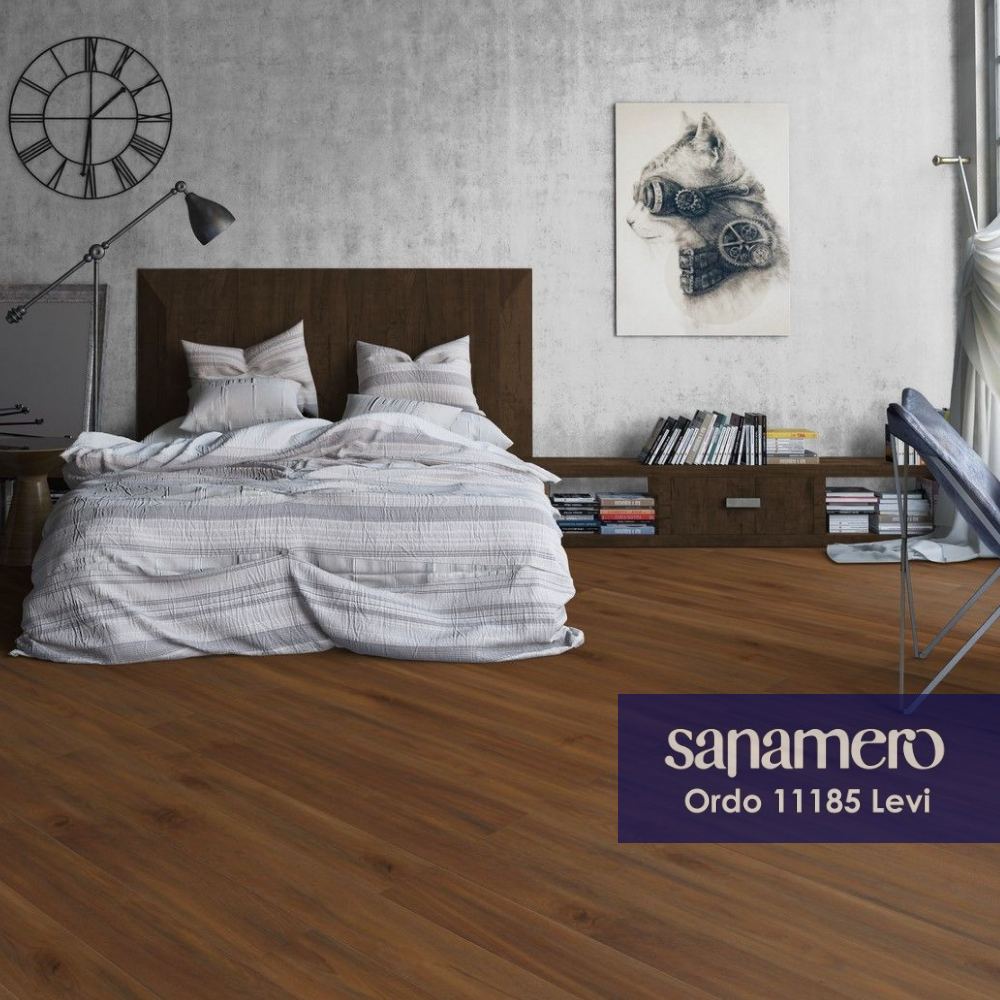 SPC плитка Sanamero Ordo Levi 31 класс толщина 3.85 мм 1.96 м², цена за ...