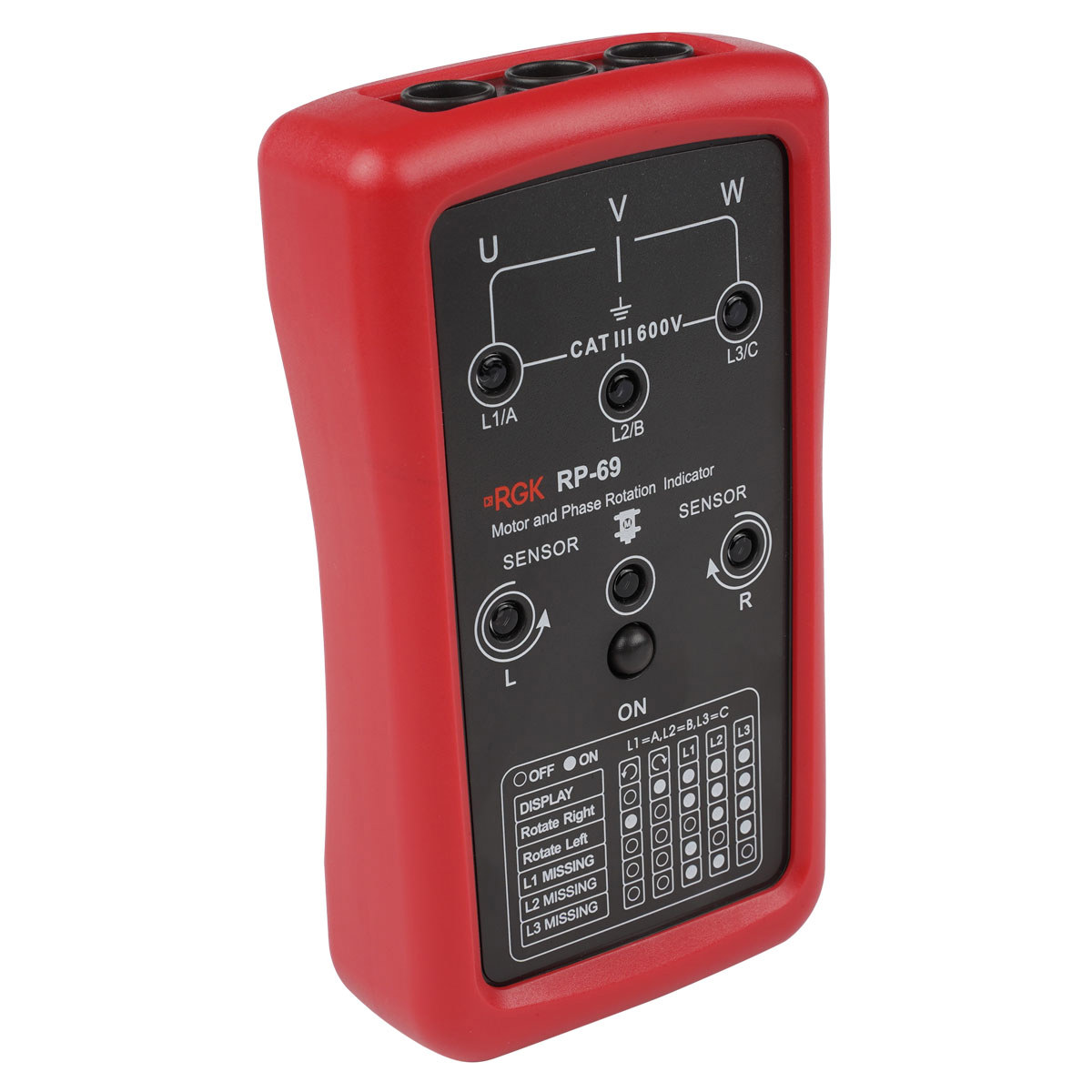 Индикатор чередования фаз RGK RP-69 ️ купить по цене 8190 ₽/шт. в Москве с доставкой в интернет ...