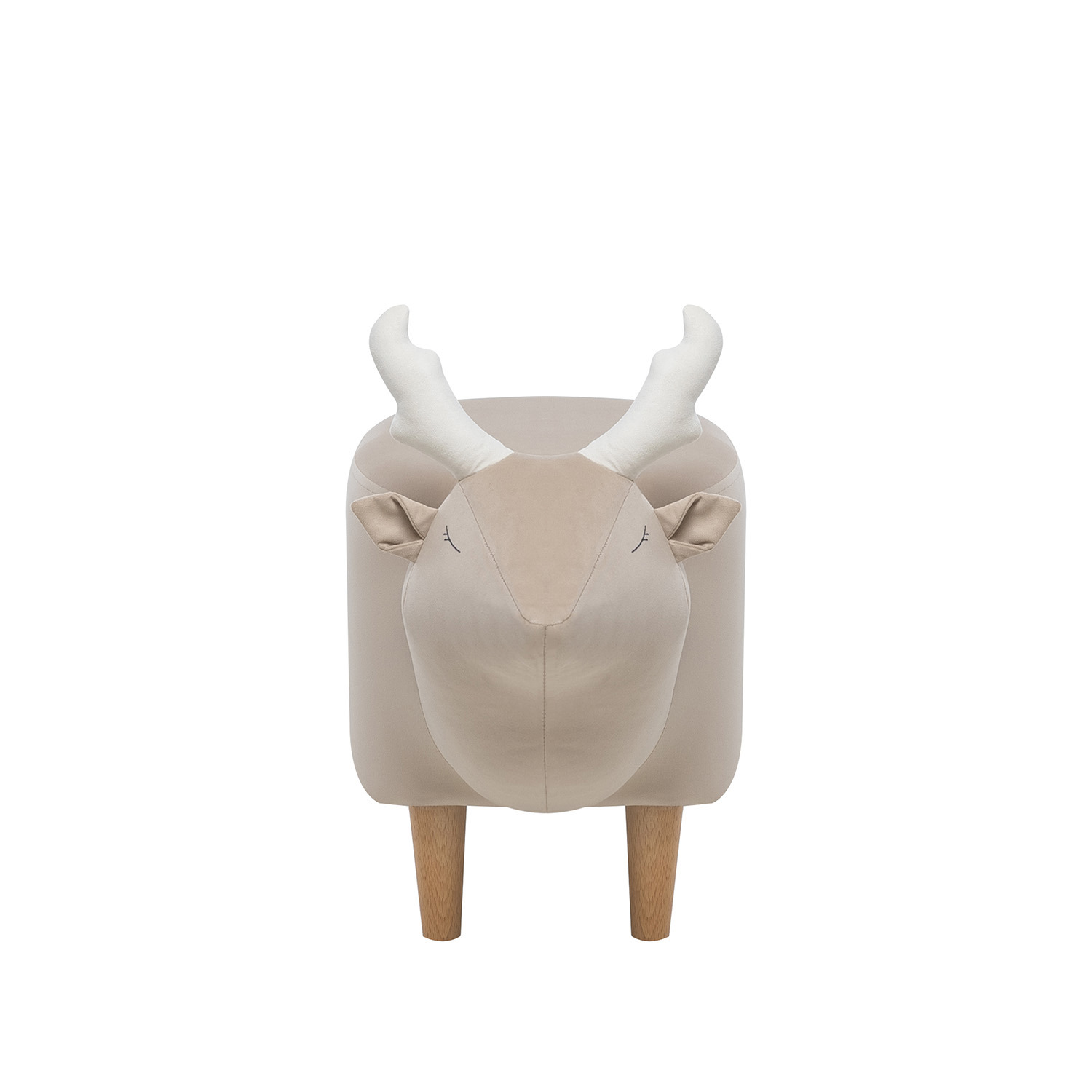 Пуф Leset 24613A00970 33x57см, бежевый/белый ️ купить по цене 5300 ₽/шт ...