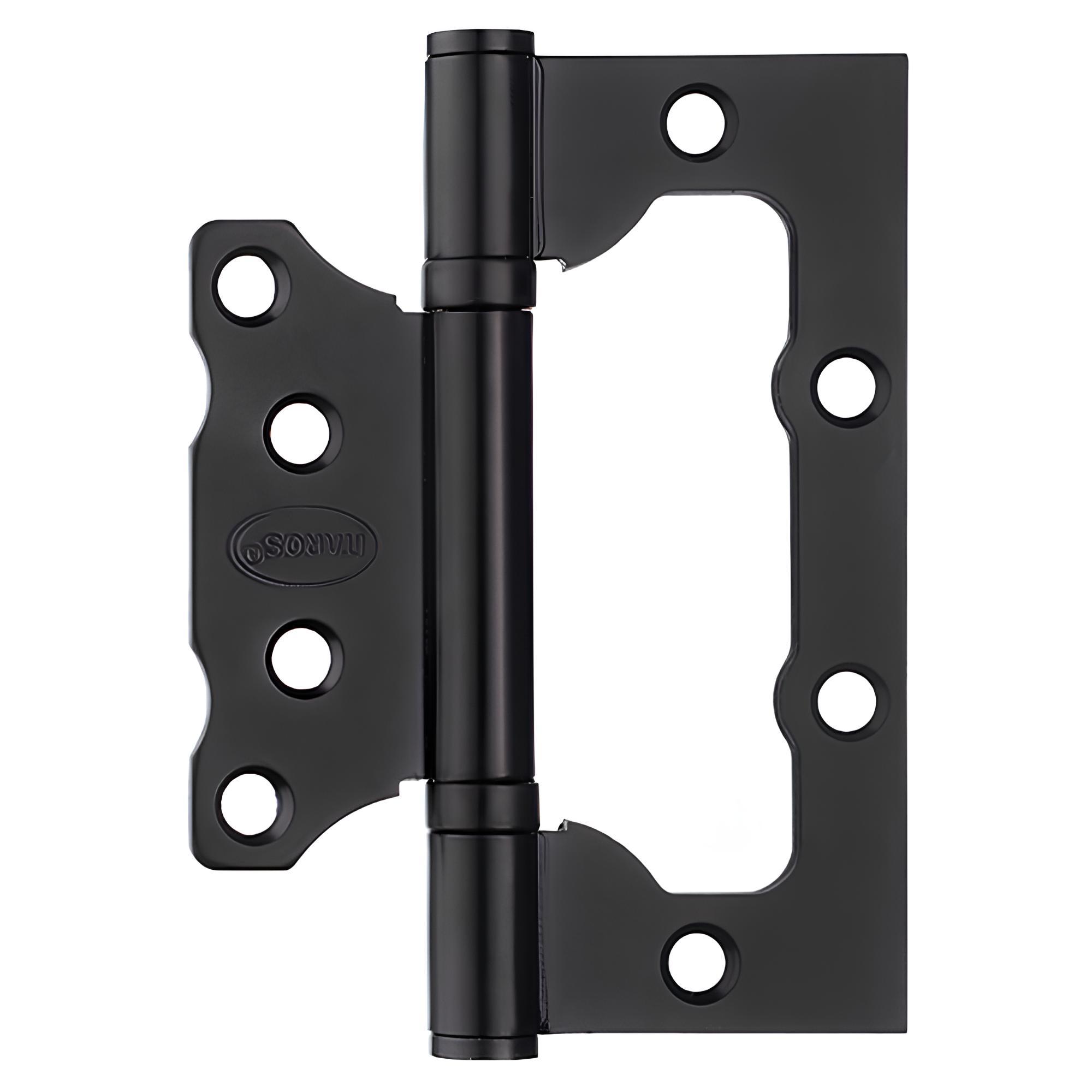 Петля без врезки Itaros 100х75х2.5 черная ️ купить по цене 349 ₽ в ...