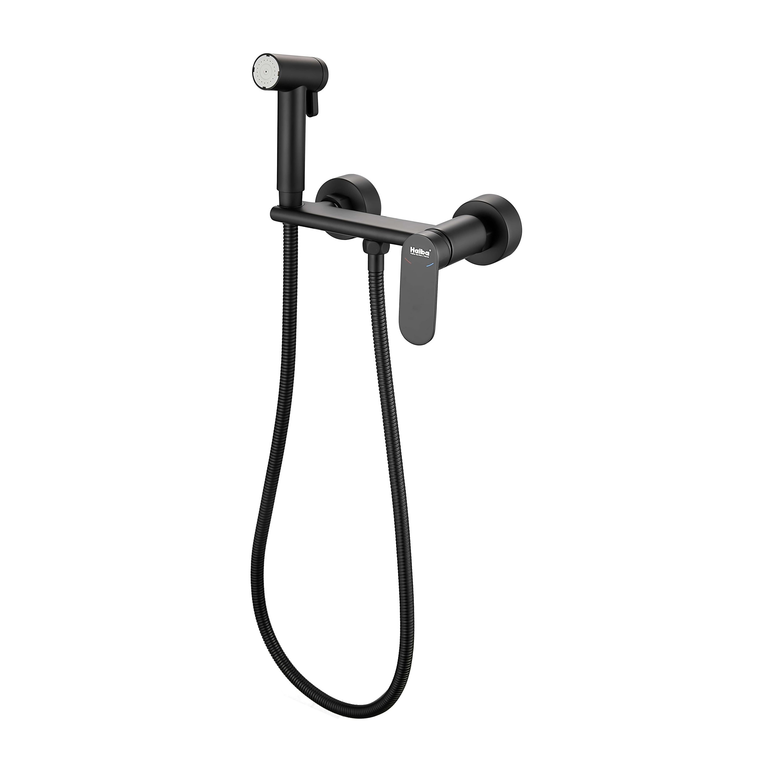Гигиенический душ со смесителем Haiba HB5516-7 черный ️ купить по цене 6 500 ₽ в Москве с ...