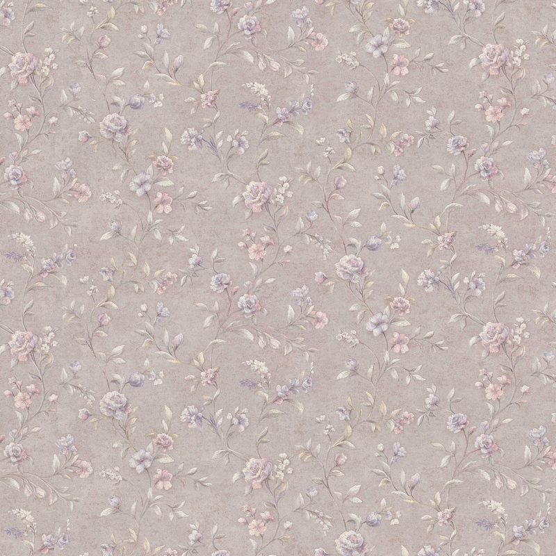 Обои флизелиновые Артекс Adele 1.06x10.05 1.06 м цвет лиловый AR11140 ...