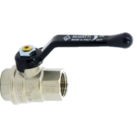 Кран шаровой прямой Bugatti Oregon DN15 PN64 1/2" ВР латунь ручка рычаг ...