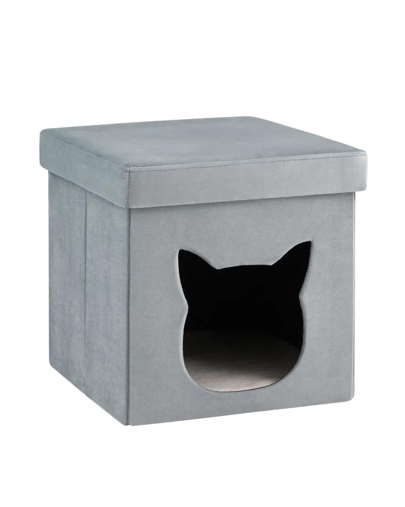 Пуф ткань ПВХ Stool Group Store Pet HS-PT55 V57 BOX, 38x38 см, цвет ...