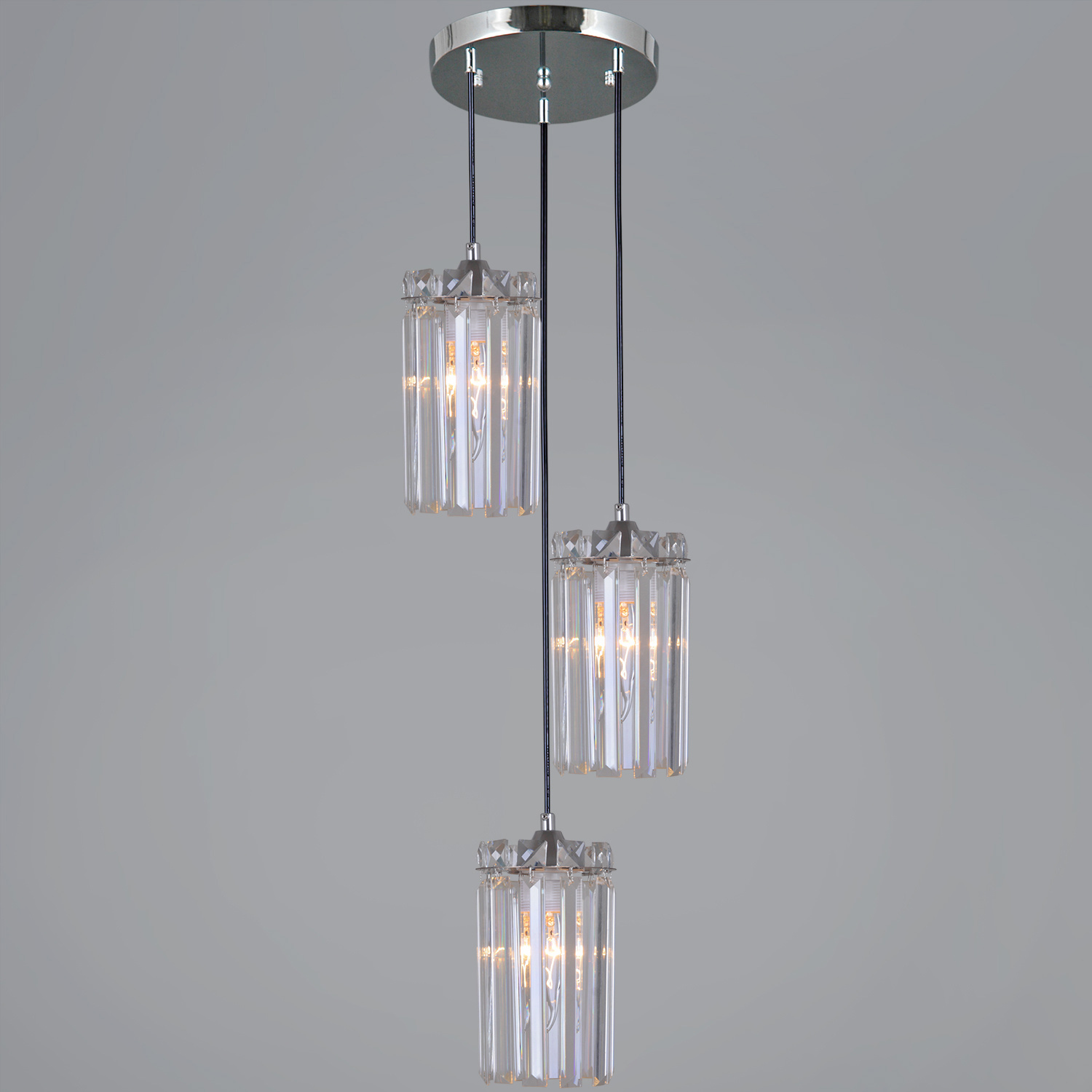 Светильник подвесной Illumico cr lyra Ilmc_il3562-3psq-24_cr_lyra 3 ...