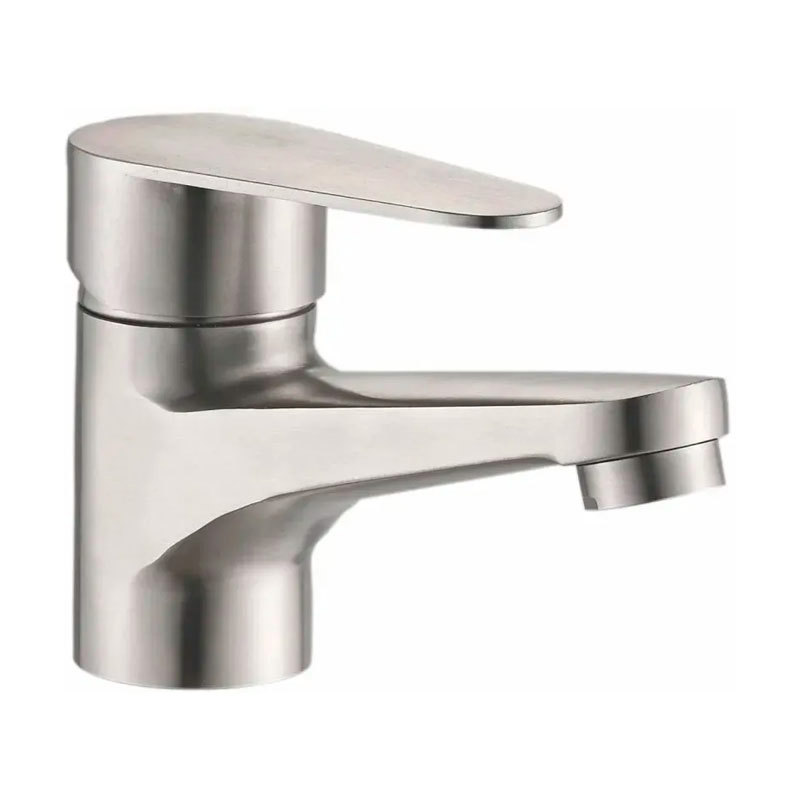 Смеситель для раковины Haiba HB10801-2 однорычажный цвет сатин ️ купить по цене 2 611 ₽ в Москве ...