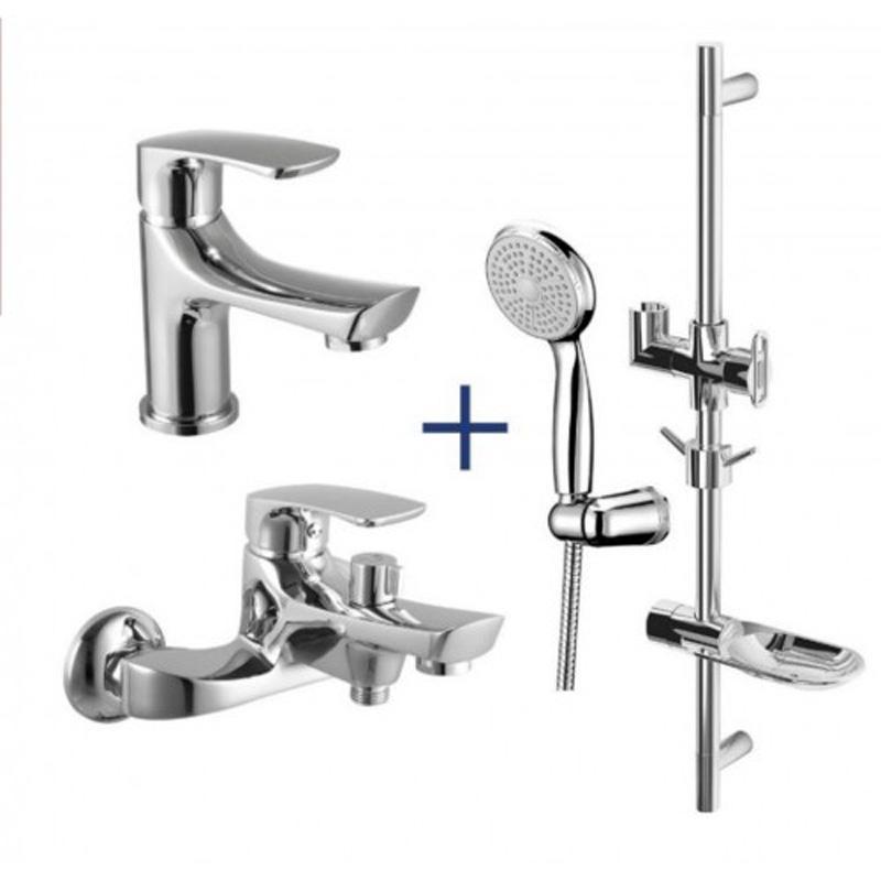 Комплект смесителей lemark Plus Shape promo LM1780C цвет хром ️ купить по цене 13600 ₽/шт. в ...