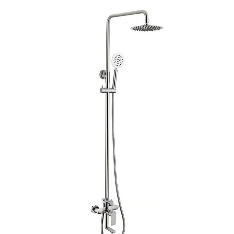 Душевая система Haiba HB24807 со смесителем 1 режим цвет сатин ️ купить по цене 10 993 ₽ в ...