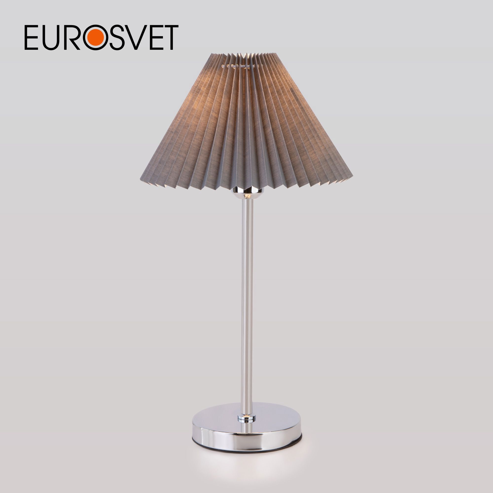 Настольная лампа EUROSVET a059043 011321 цвет серый серебристый ️ ...