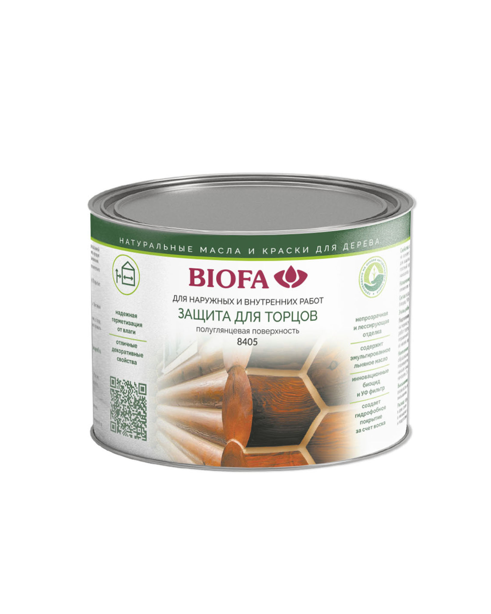 Деревозащитный состав Biofa 8405 для защиты торцов бесцветный 400 мл ️ купить по цене 1260 ₽/шт ...