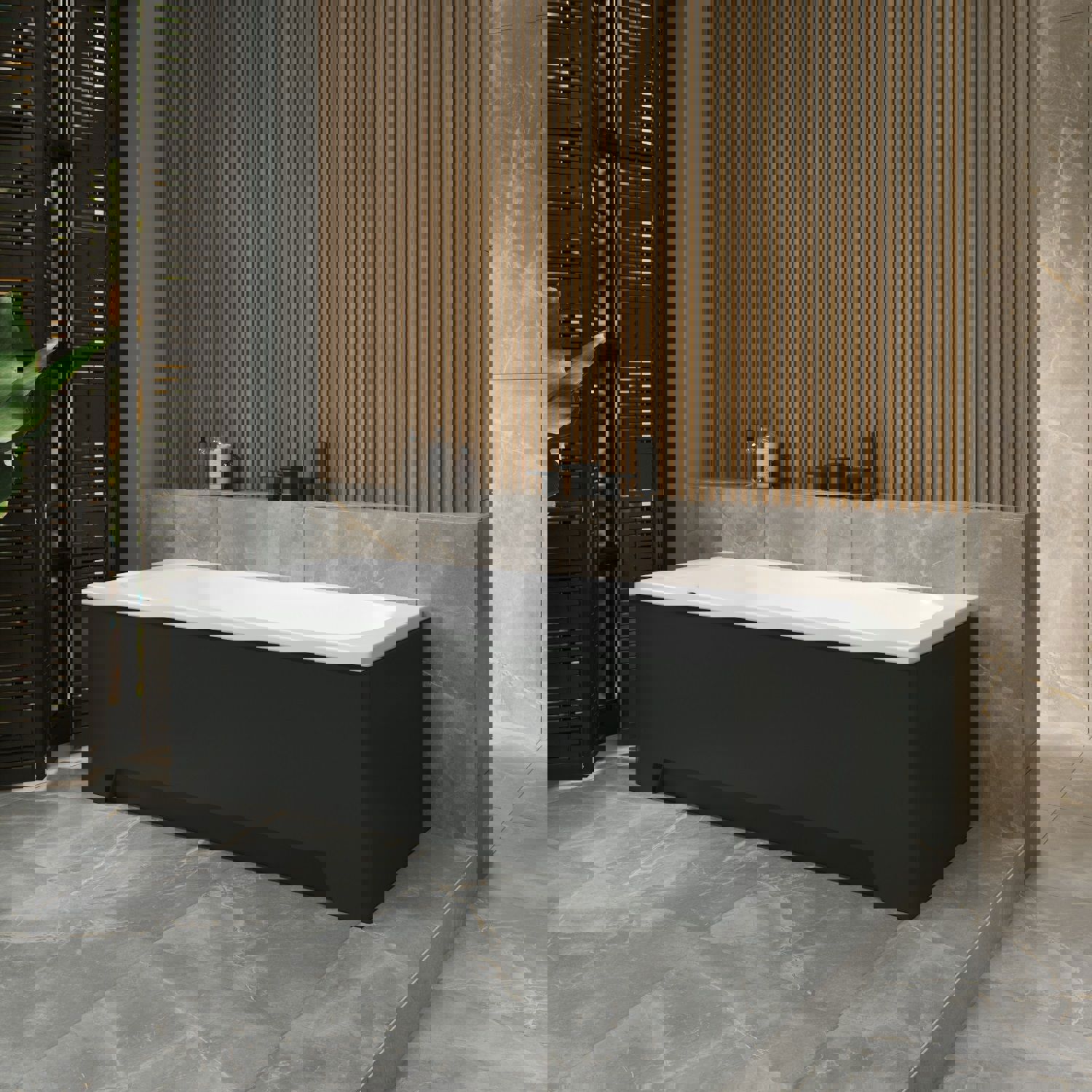 Ванна акриловая Helmken Edelva 19A49593A2 170x70 комплект 4 в 1: прямоугольная ванна, ножки ...