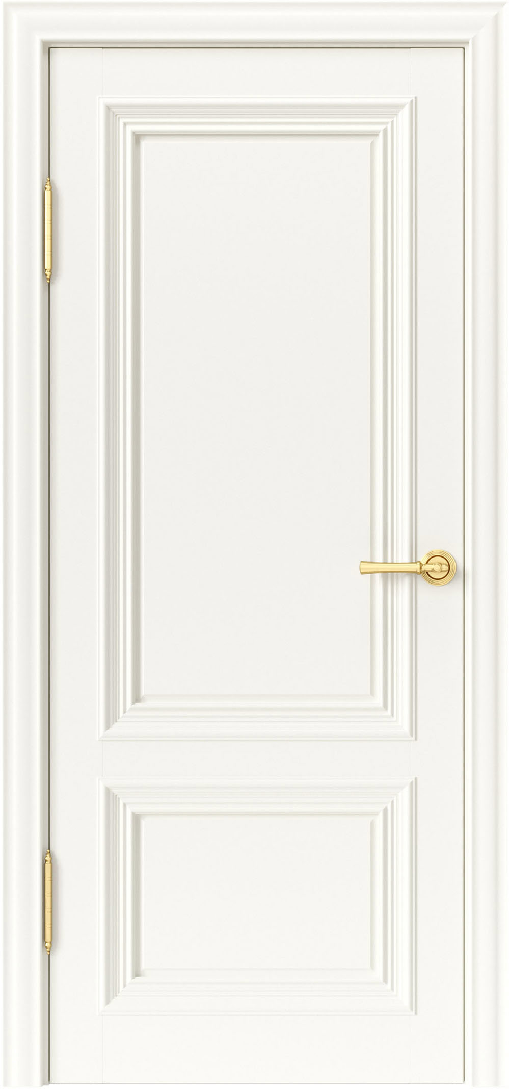 Дверь межкомнатная Uberture Катунь 81002 глухая 70х200см полипропилен цвет дарк вайт без замка и ...