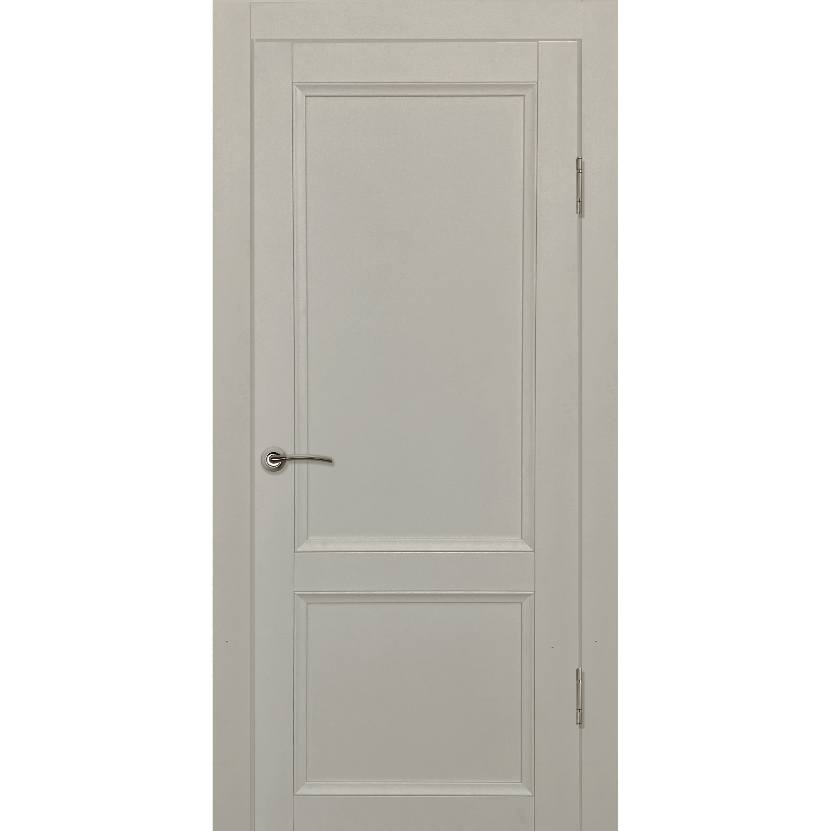 Комплект двери Рондо глухая 80x200 см Hardflex цвет серый жемчуг без доборов ️ купить по цене 10 ...