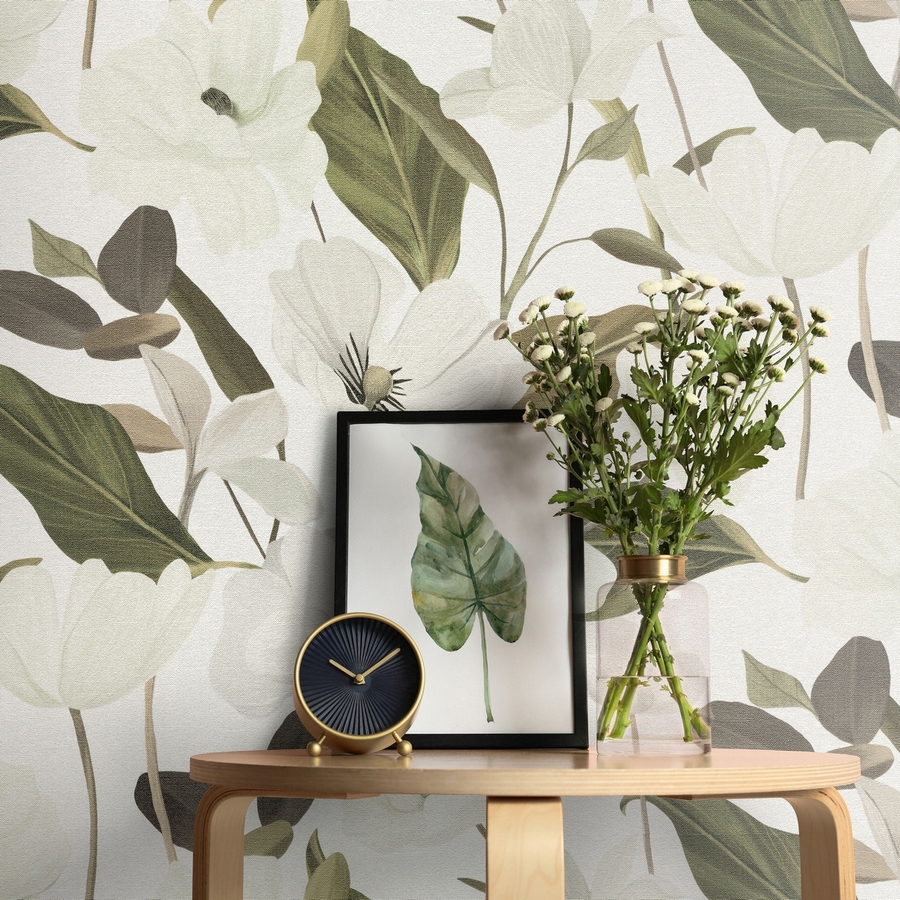 Обои флизелиновые Erismann Elysium Secrets ER12240-26 1.06x10.05 см, цвет оливковый ️ купить по ...